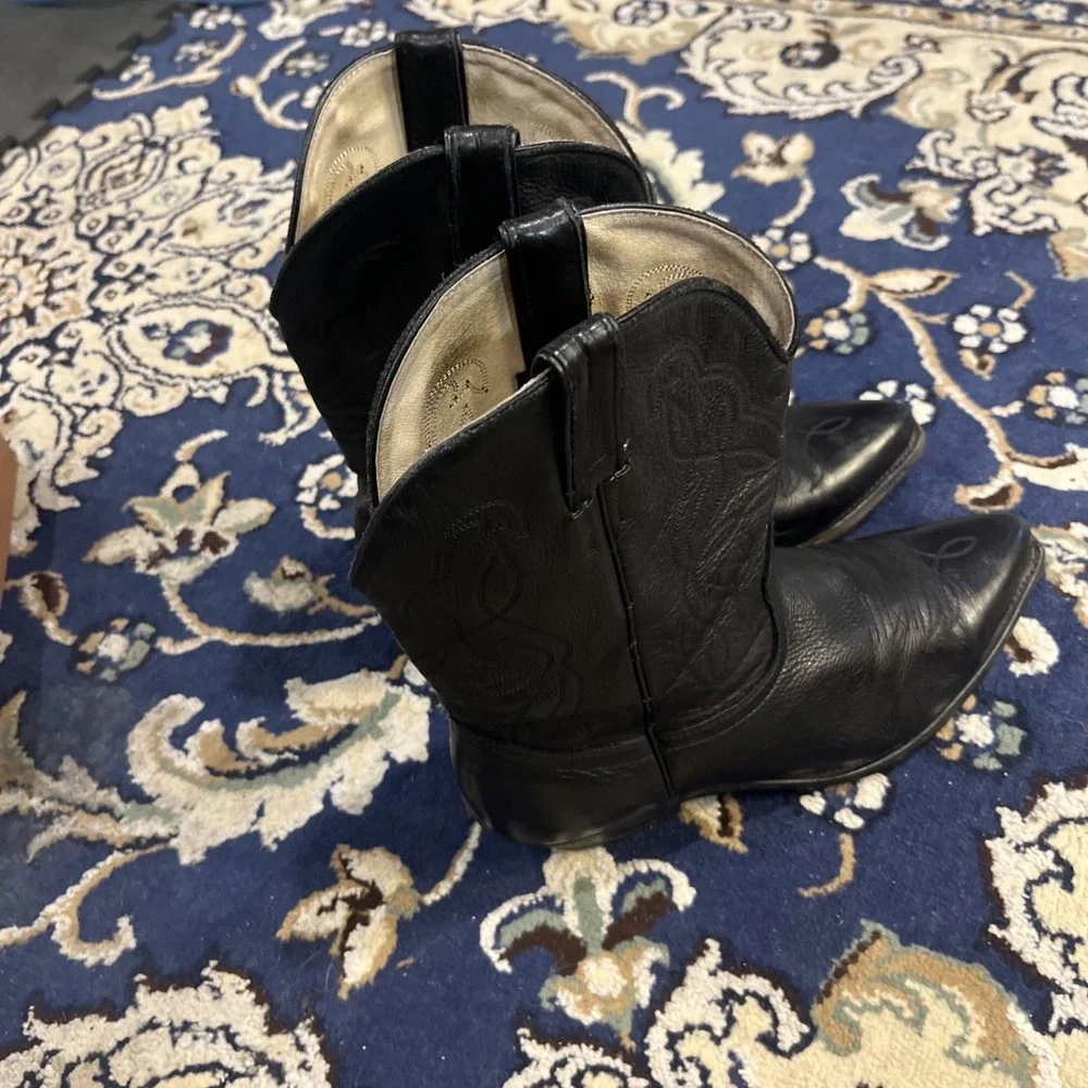 Boulet | Shoes | Vintage Boulet Canada Challenger Black Leather Cowboy ...